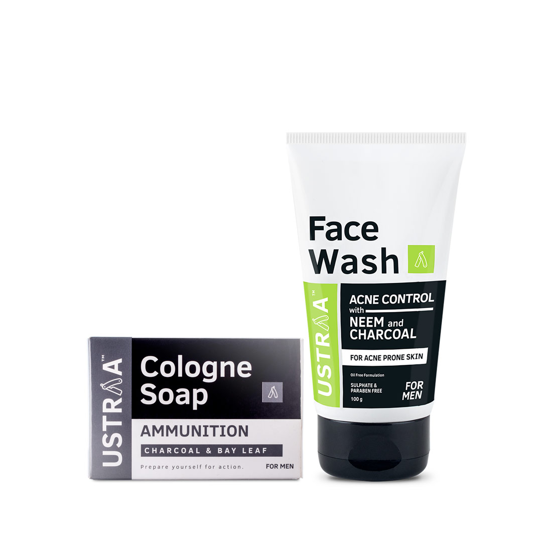 Face Wash Acne Control and Cologne Soap Ammunition | Ustraa