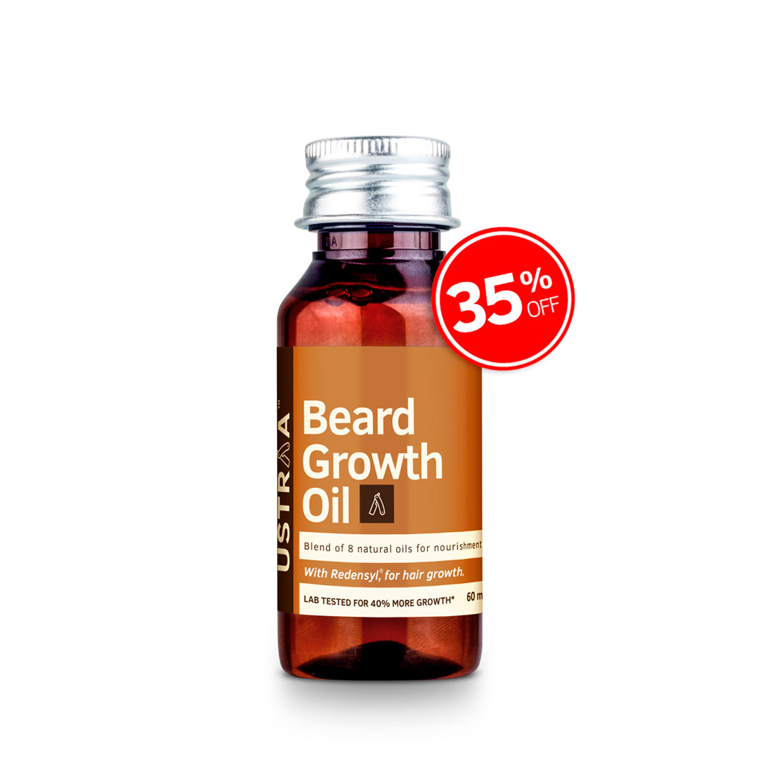 USTRAA Beard Growth Oil | Faster Beard Growth | Sulphate Free