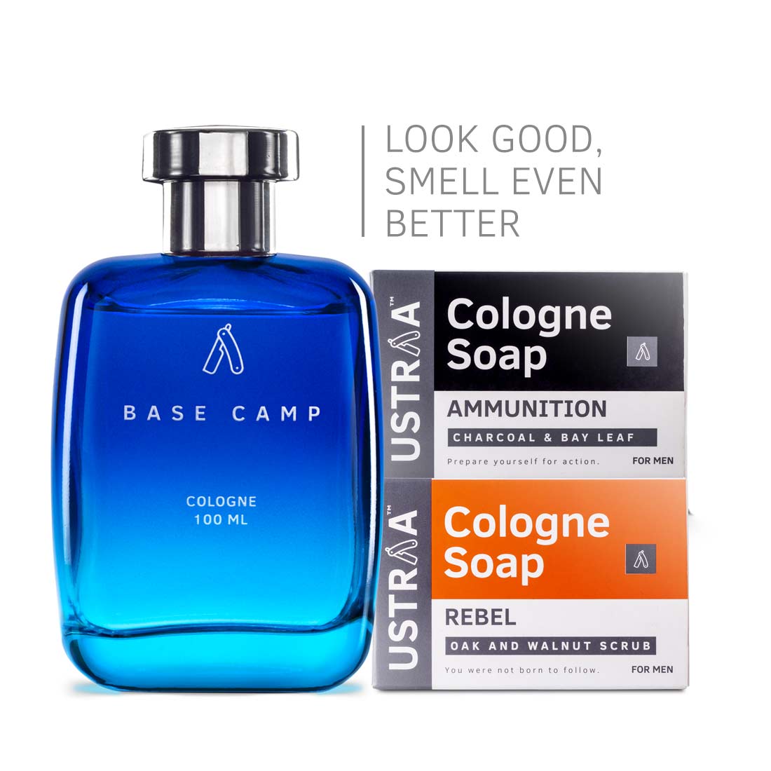 Cologne Base Camp (Get 2 Ustraa Cologne Soaps Free)