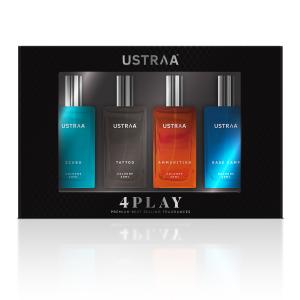 Ustraa Premium Perfume Gift Pack (Set of 4) |Gift For Men
