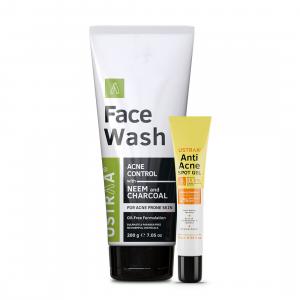Treats Pimples and Clear Skin| Oil Free Anti-Acne Spot Gel & Face Wash ...