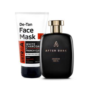 Face Mask - Dry Skin | Cologne - AfterDark |Ustraa