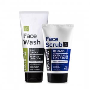 Face Wash Acne Control and Face Scrub De-Tan | Ustraa
