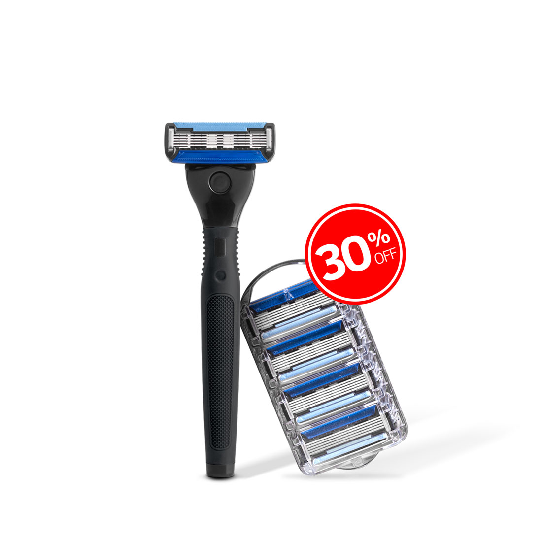 Ustraa Gear 5 Razor| 5 Blade | Black| Cartridge-Pack of 4