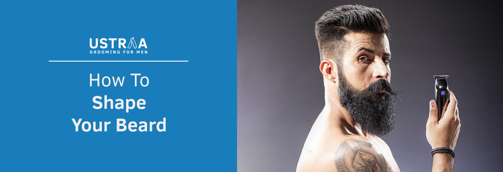 How To Shape Your Long Beard at Home | Ustraa